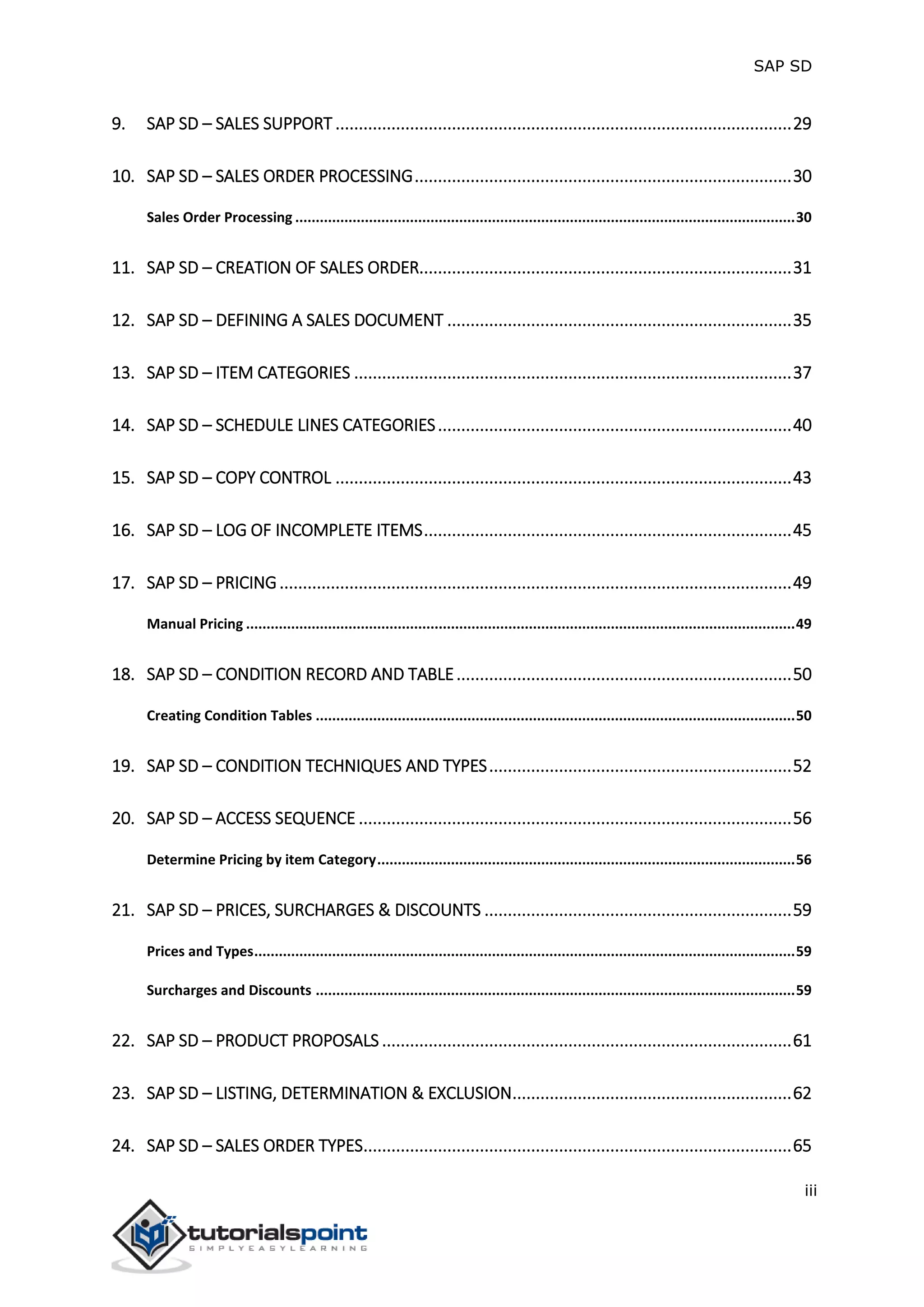 Sap sd tutorial | PDF