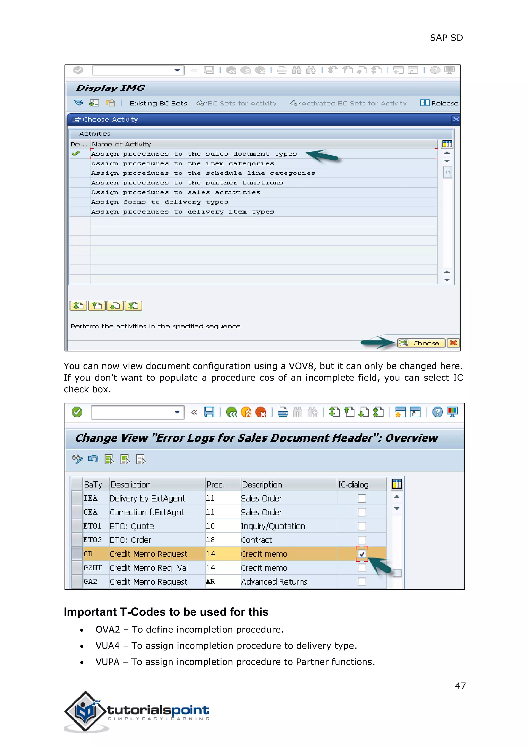 Sap sd tutorial | PDF