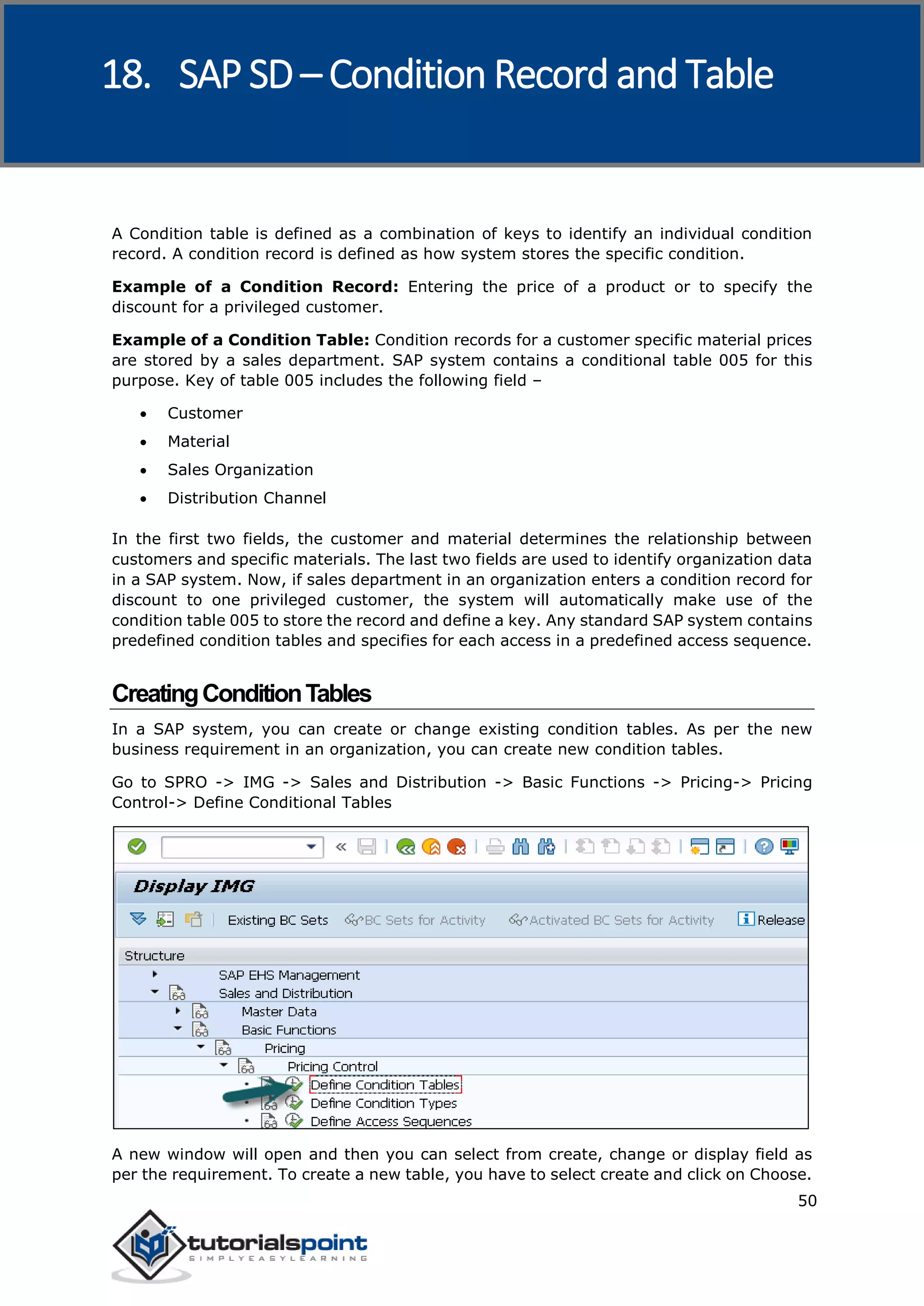 Sap sd tutorial | PDF