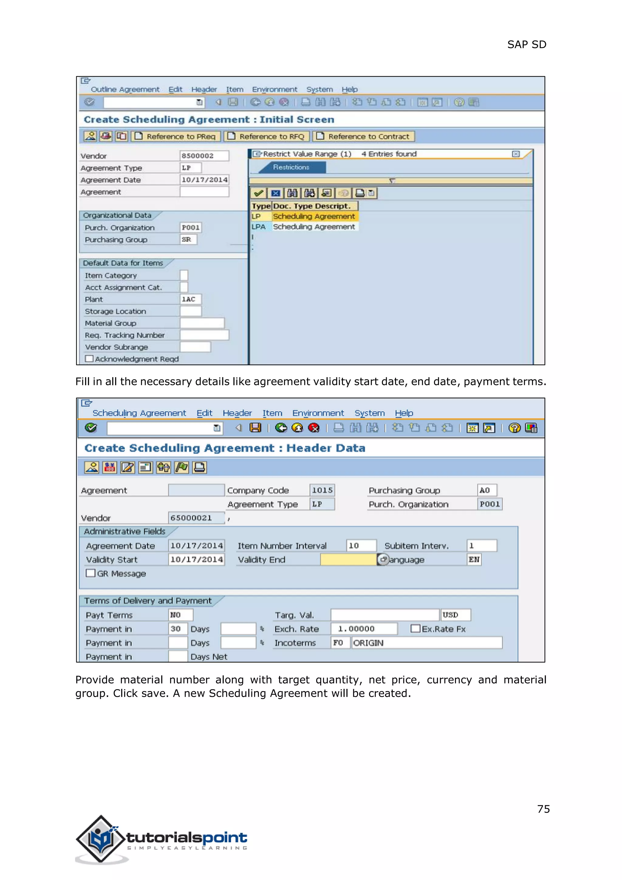 Sap sd tutorial | PDF