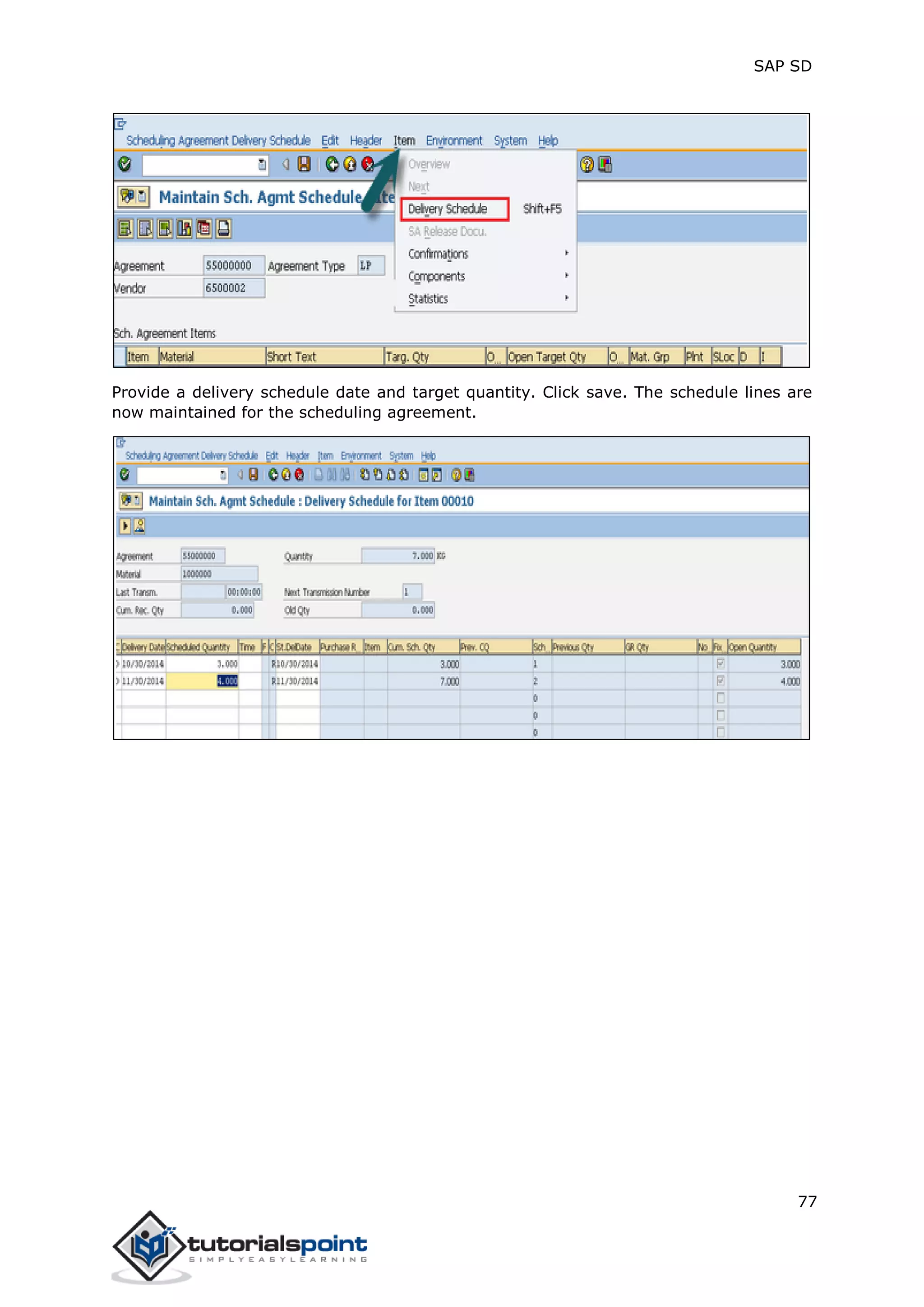 Sap sd tutorial | PDF