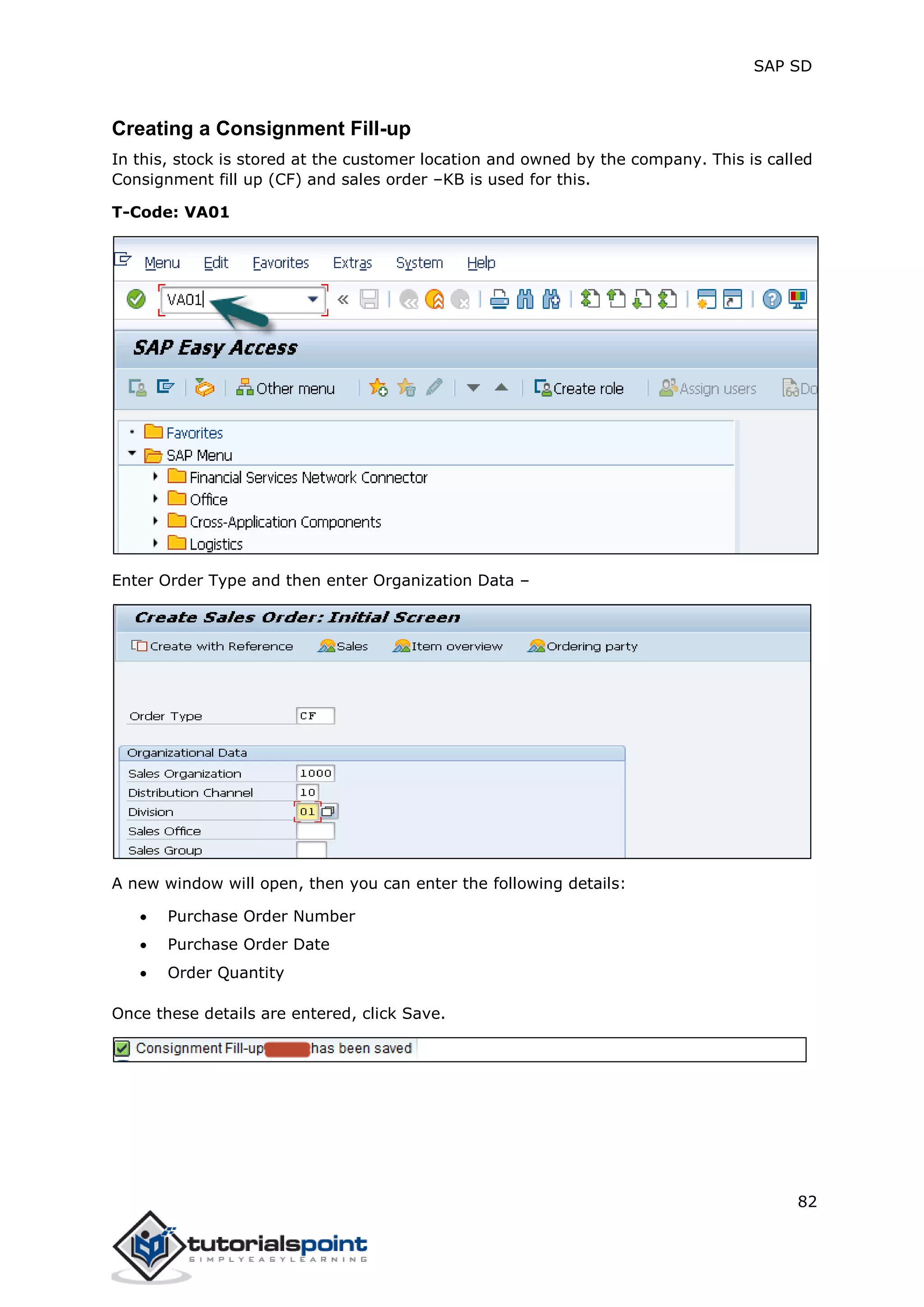 Sap sd tutorial | PDF