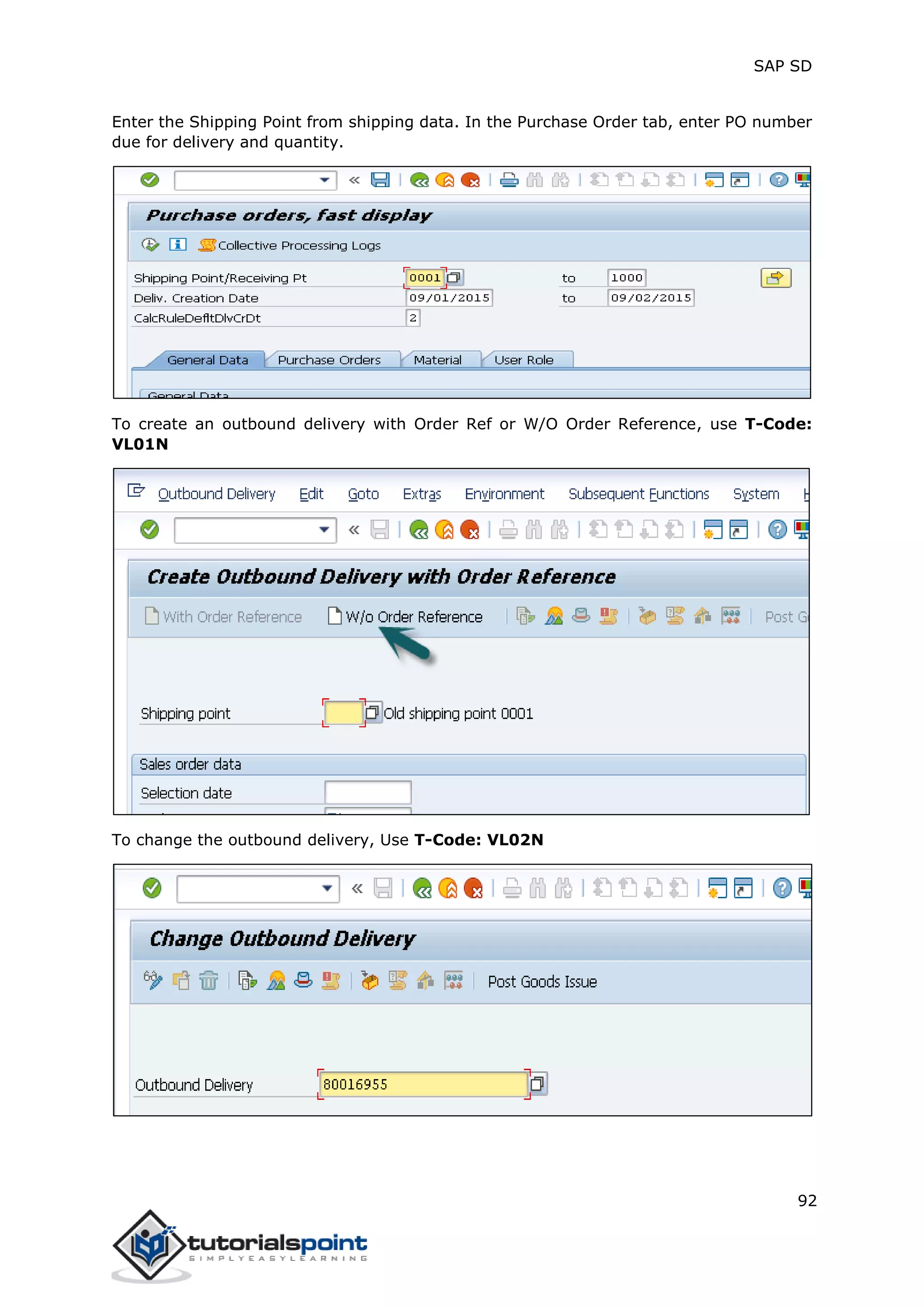Sap sd tutorial | PDF