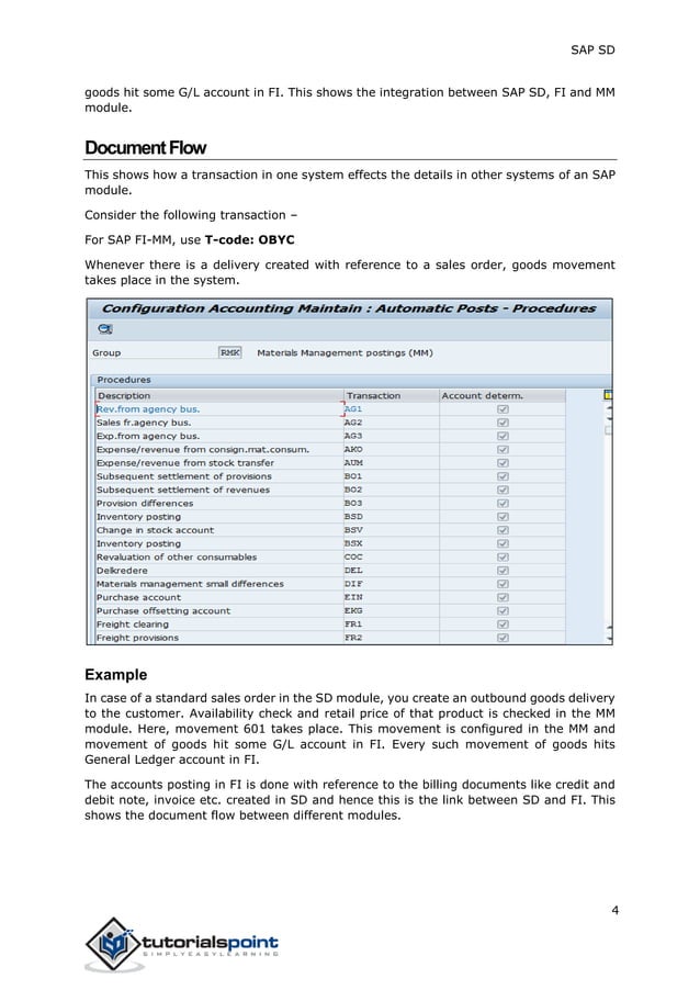 Sap sd tutorial | PDF