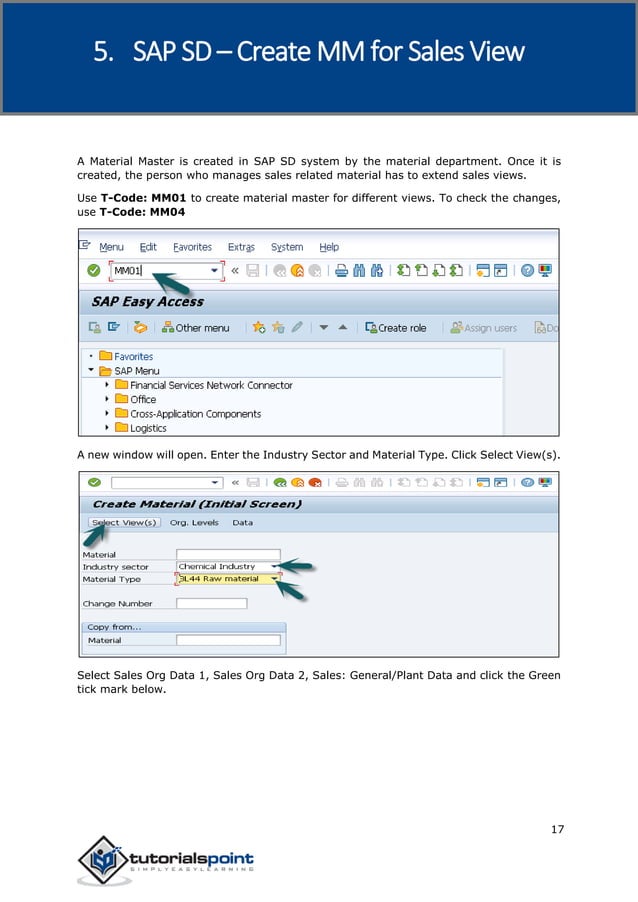 Sap sd tutorial | PDF