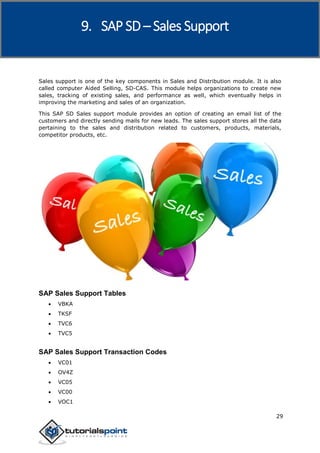 Sap sd tutorial | PDF