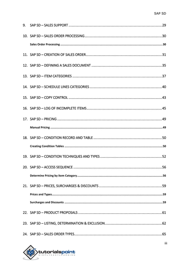 Sap sd tutorial | PDF