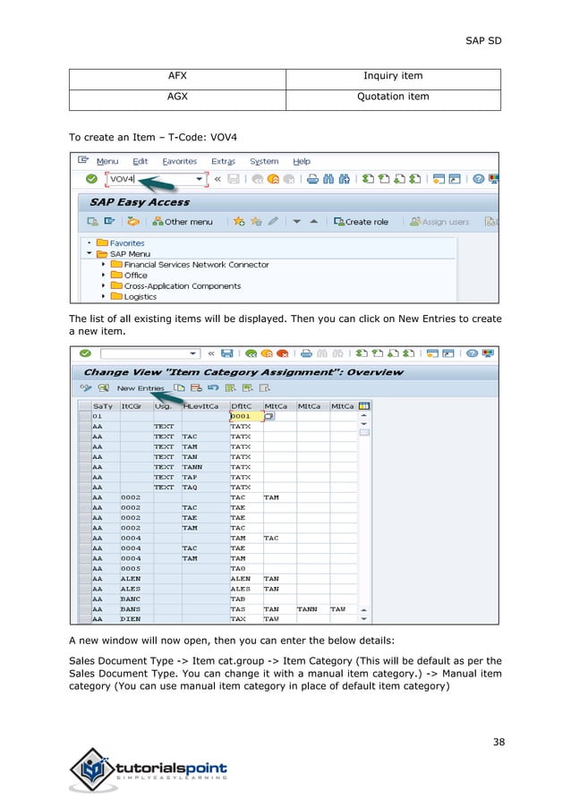 Sap sd tutorial | PDF