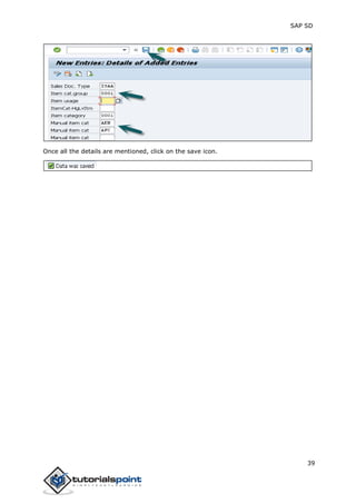 Sap sd tutorial | PDF