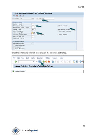 Sap sd tutorial | PDF