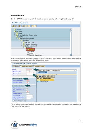 Sap sd tutorial | PDF