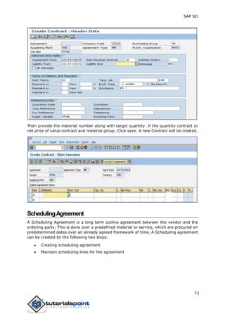 Sap sd tutorial | PDF