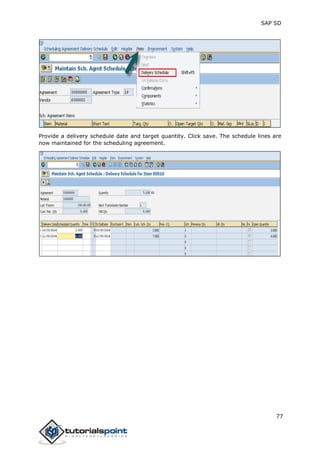 Sap sd tutorial | PDF
