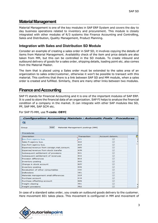 Sap sd tutorial | PDF