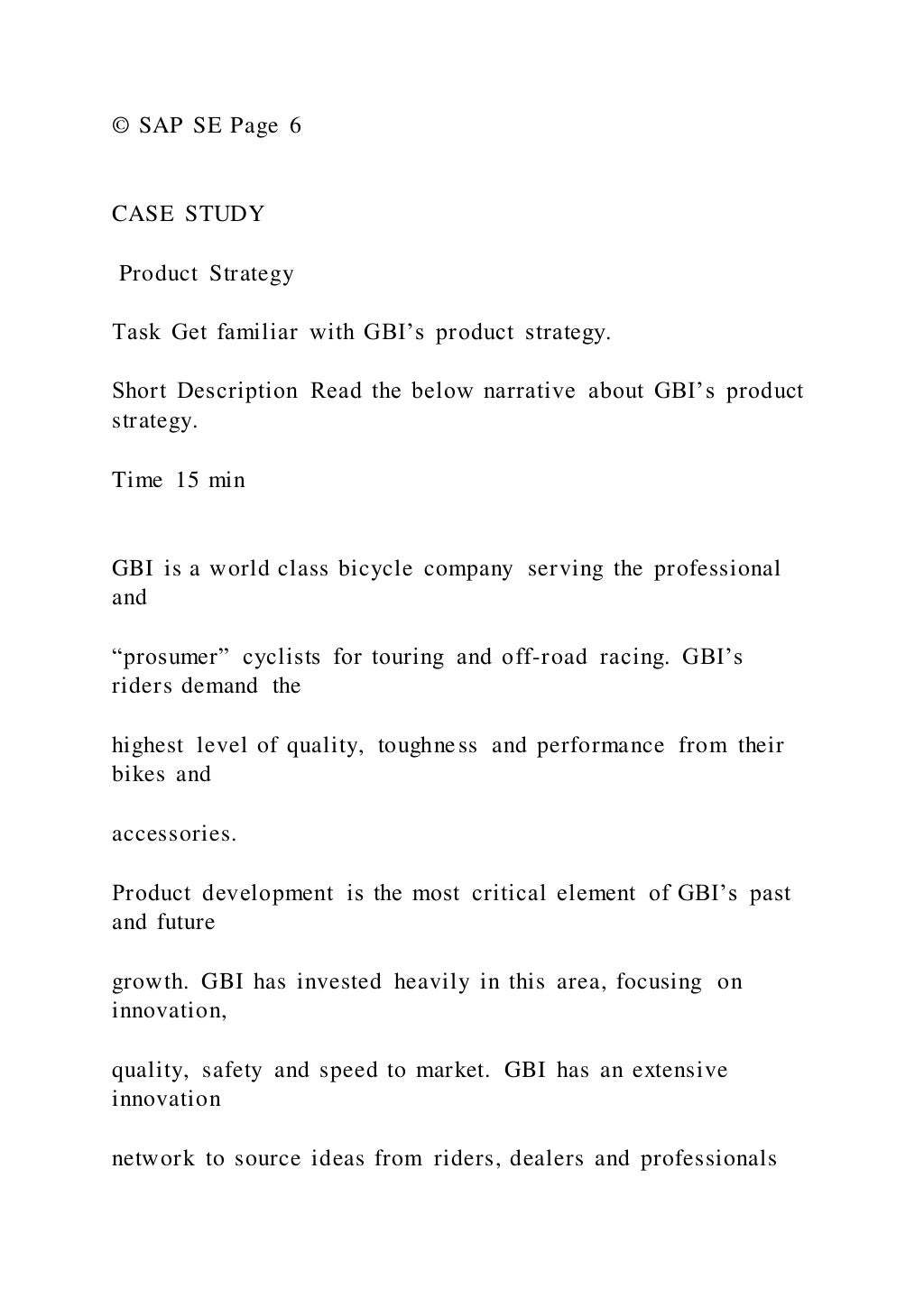 © SAP SE CASE STUDY | DOCX