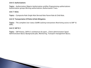 Sap security | PPTX