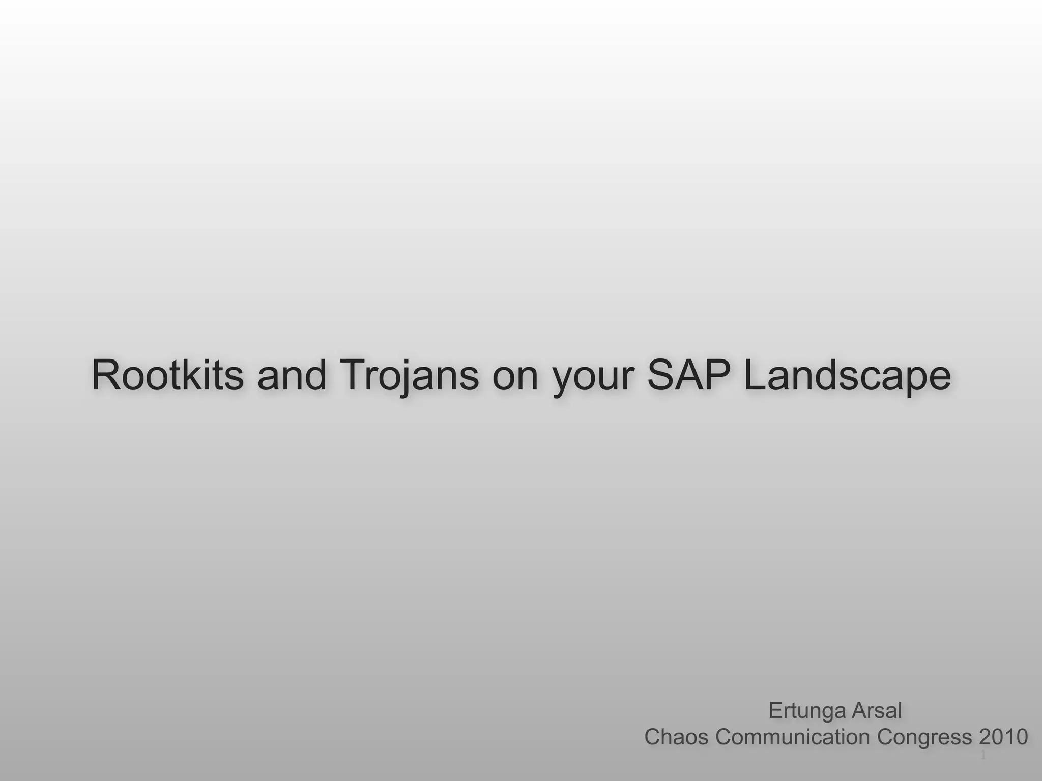 Sap Security Hacks And Mitigation Timeless Attacks Pdf Internet