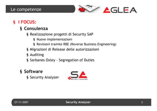 Sap Security Sicurezza Audit Sap Sod Tools | PDF | Computer Software and Applications | Computing