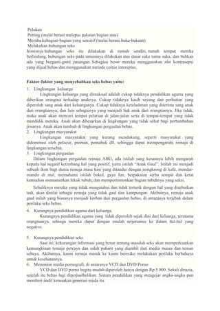 Sap seks bebas | PDF