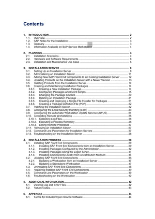 Sap setup guide | PDF