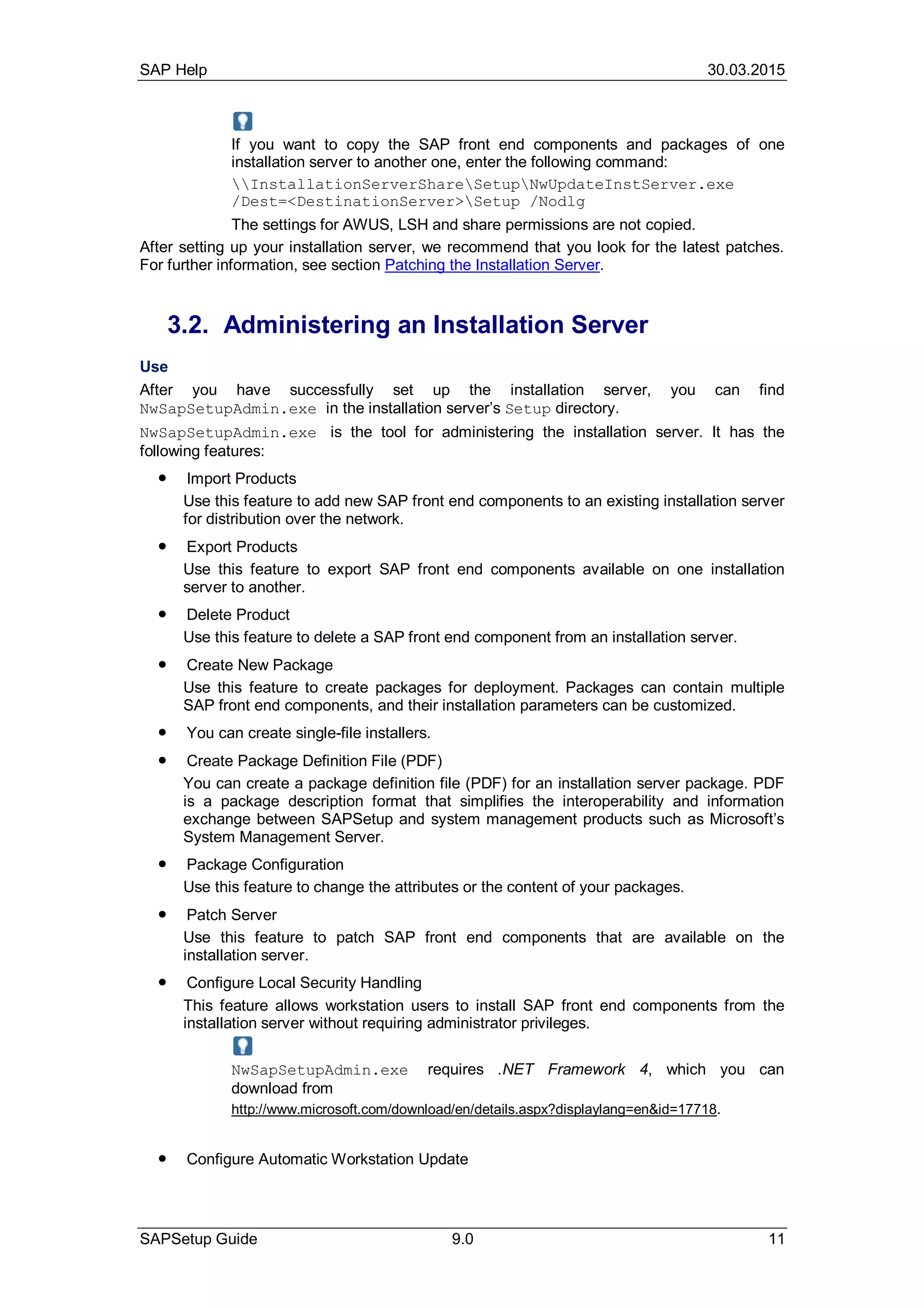 Sap setup guide | PDF