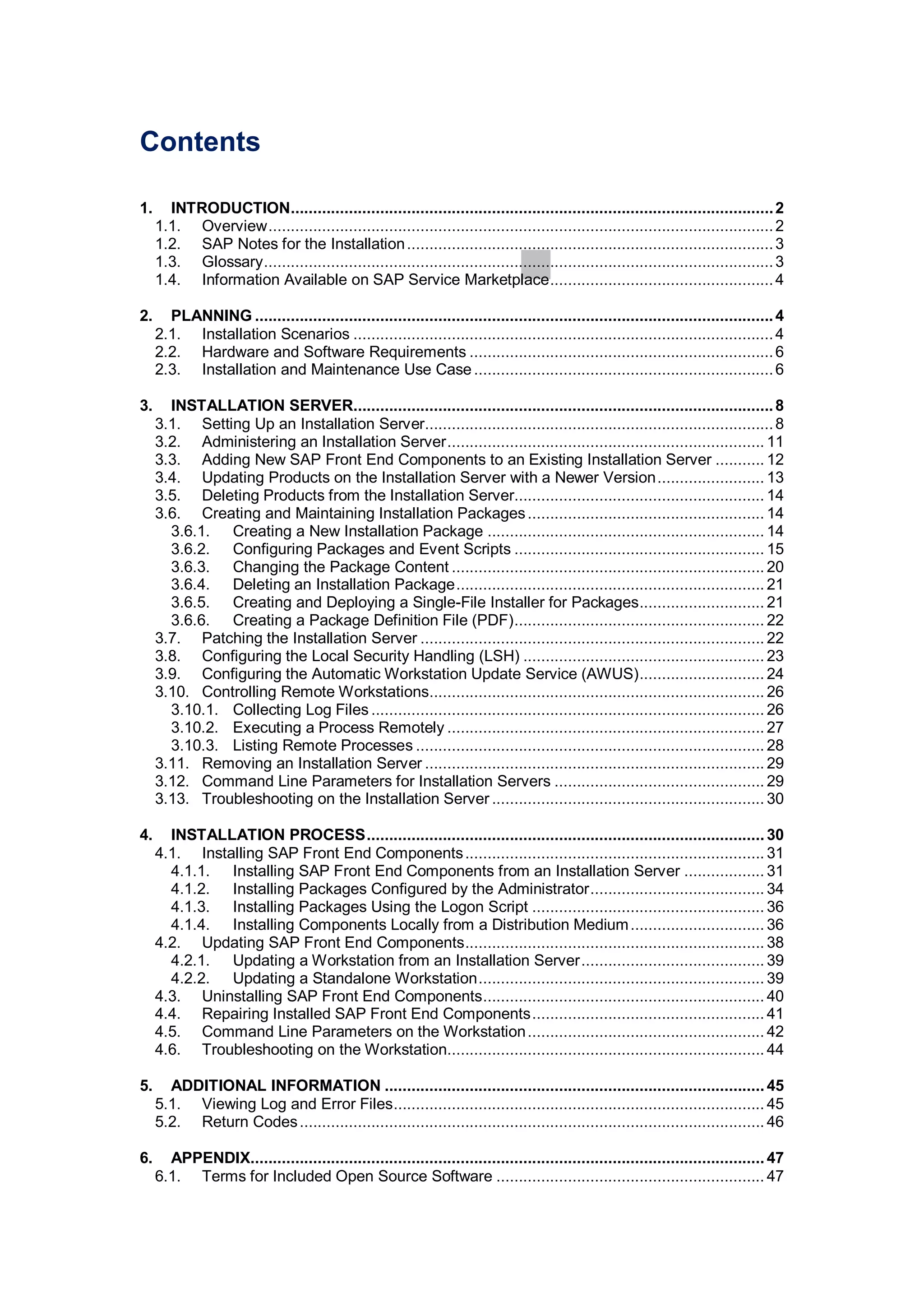 Sap setup guide | PDF