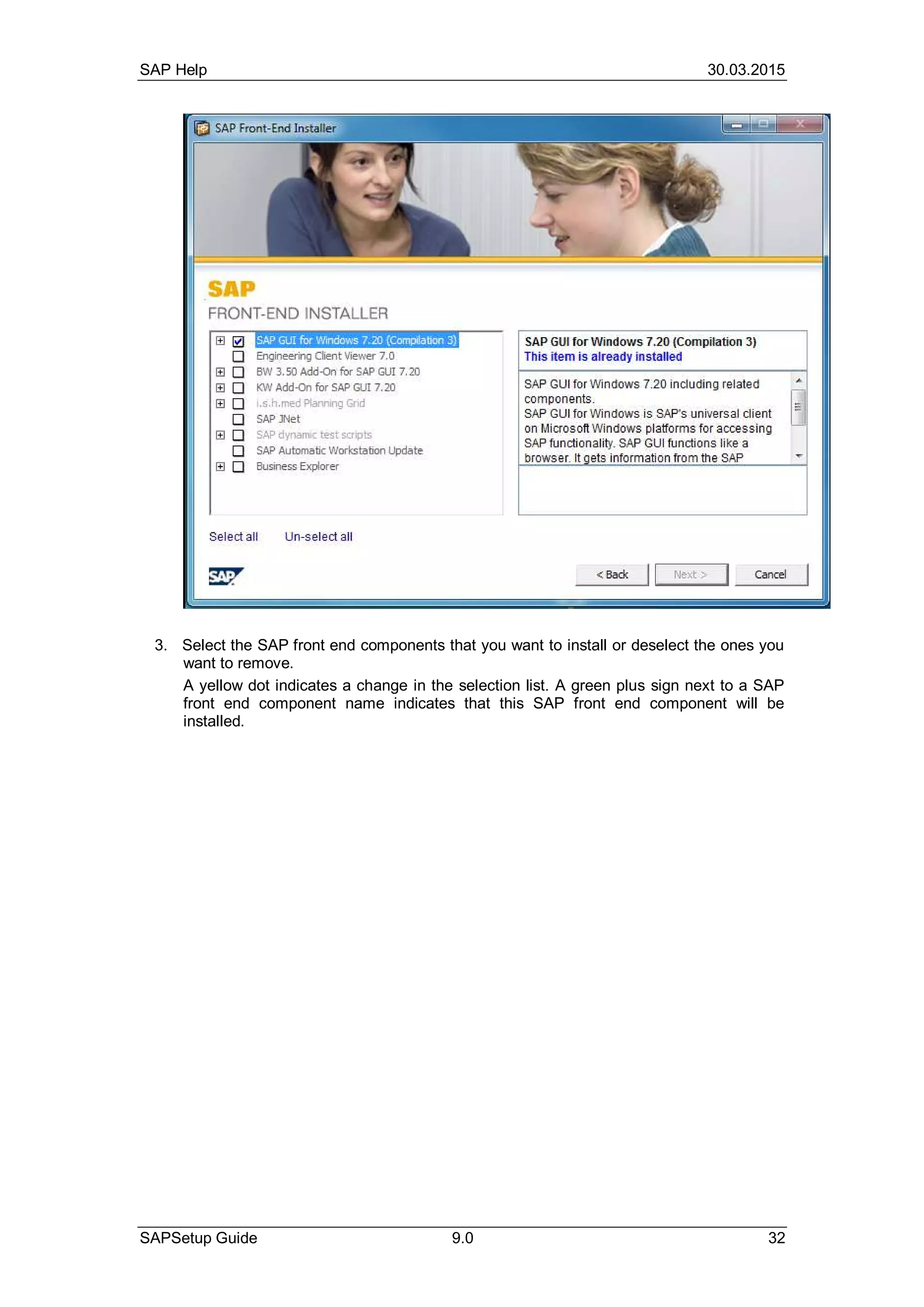 Sap setup guide | PDF