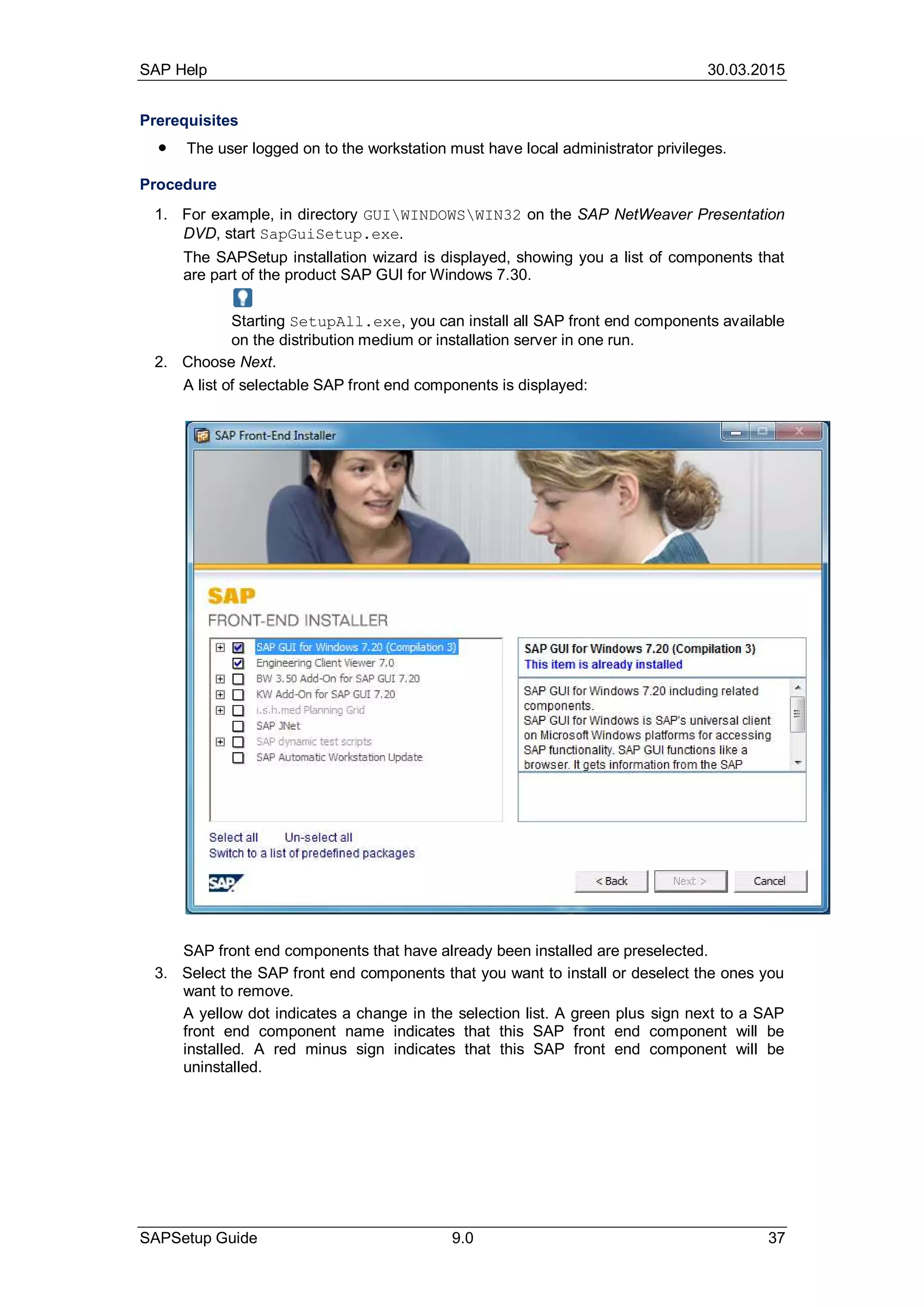 Sap setup guide | PDF