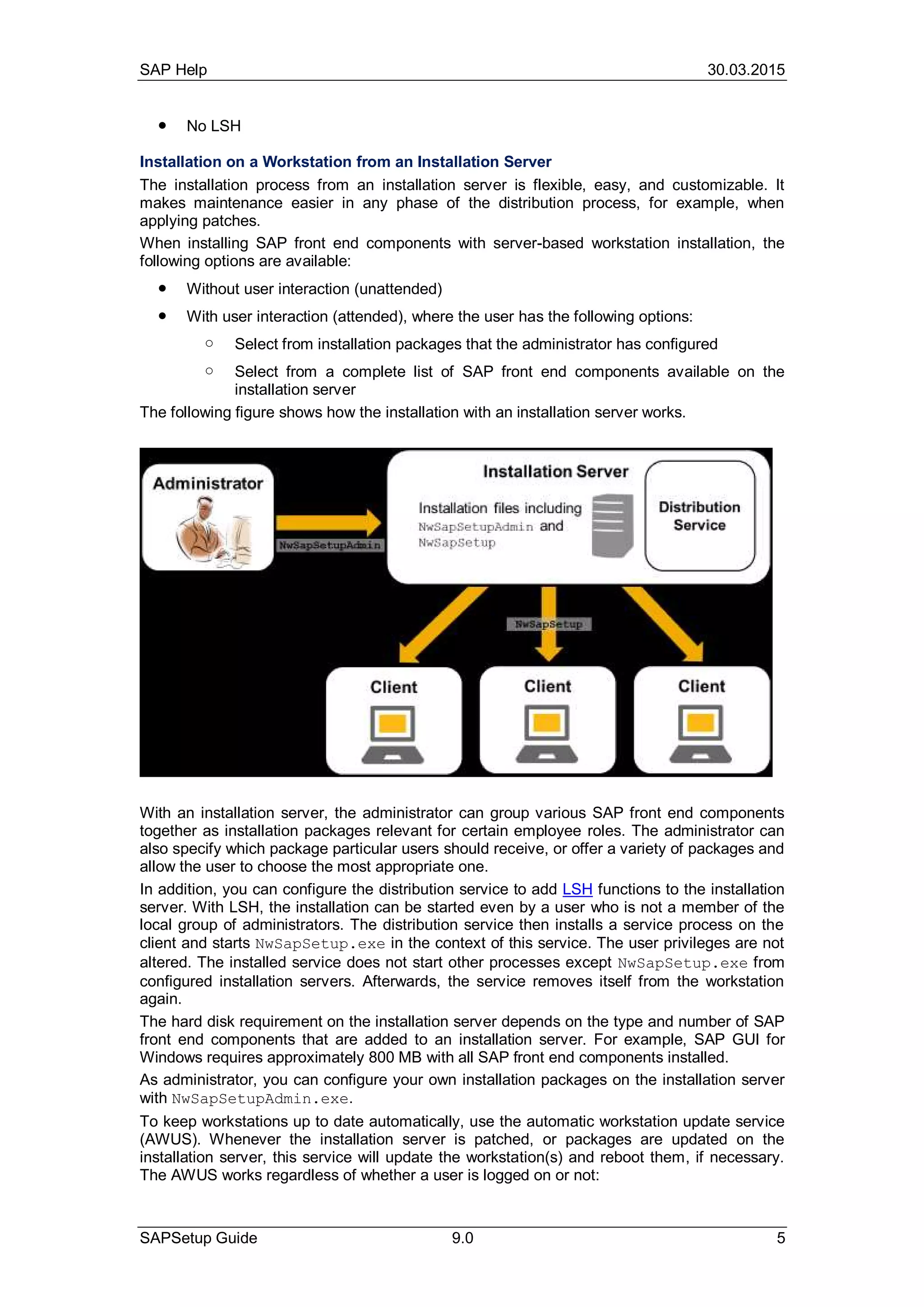 Sap setup guide | PDF