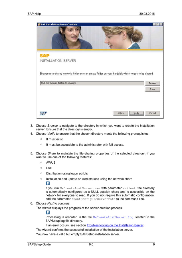 Sap setup guide | PDF