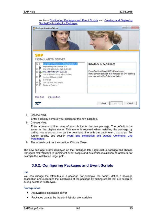 Sap setup guide | PDF