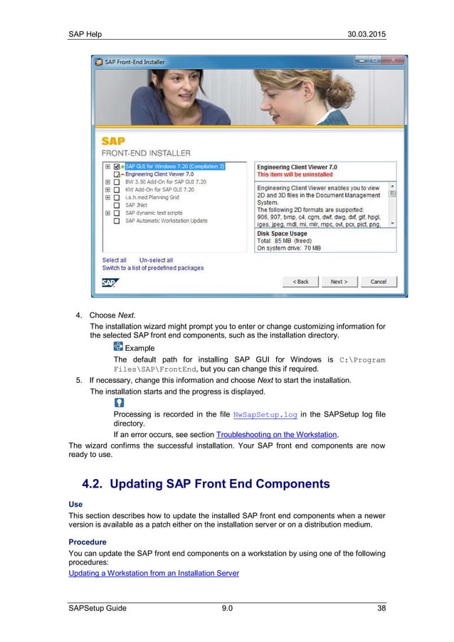 Sap setup guide | PDF
