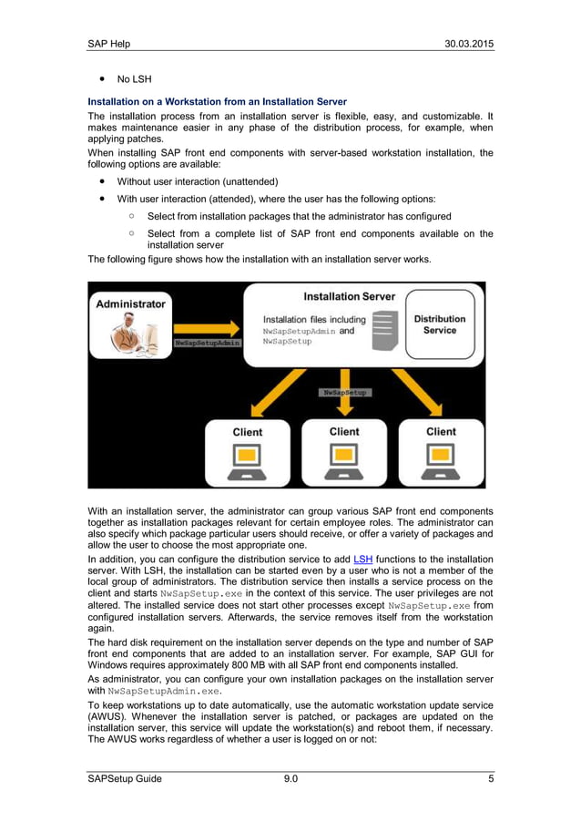 Sap setup guide | PDF