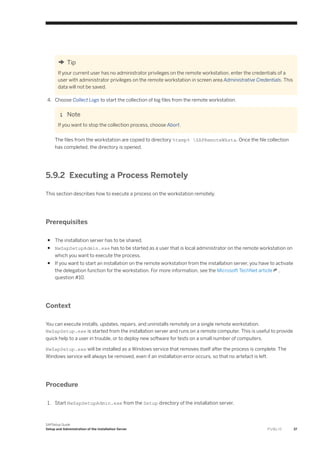 Sap setup guide | PDF