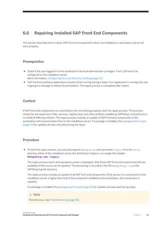 Sap setup guide | PDF