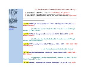Sap sf2.0 course www erp_examscom | PPT
