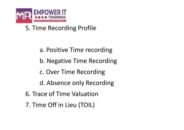 Sap SF Advanced Employee Central Time Management Training in Hyderabad.pptx