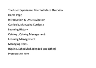 SAP Successfactors LMS Online Training Institute in Hyderabad | PDF