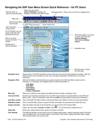 Sap short cuts | PDF