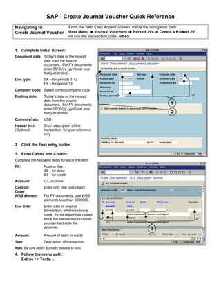 Sap short cuts | PDF