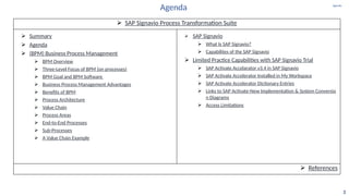 Introduction to SAP Signavio Process Transformation Suite | PPSX