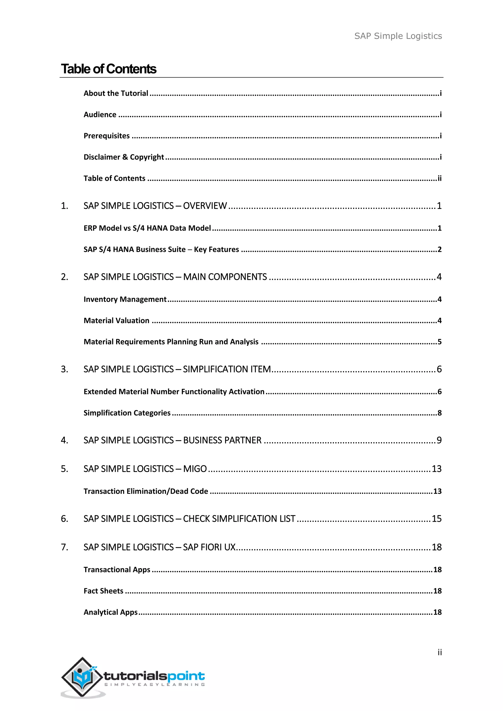 Sap simple logistics_tutorial | PDF