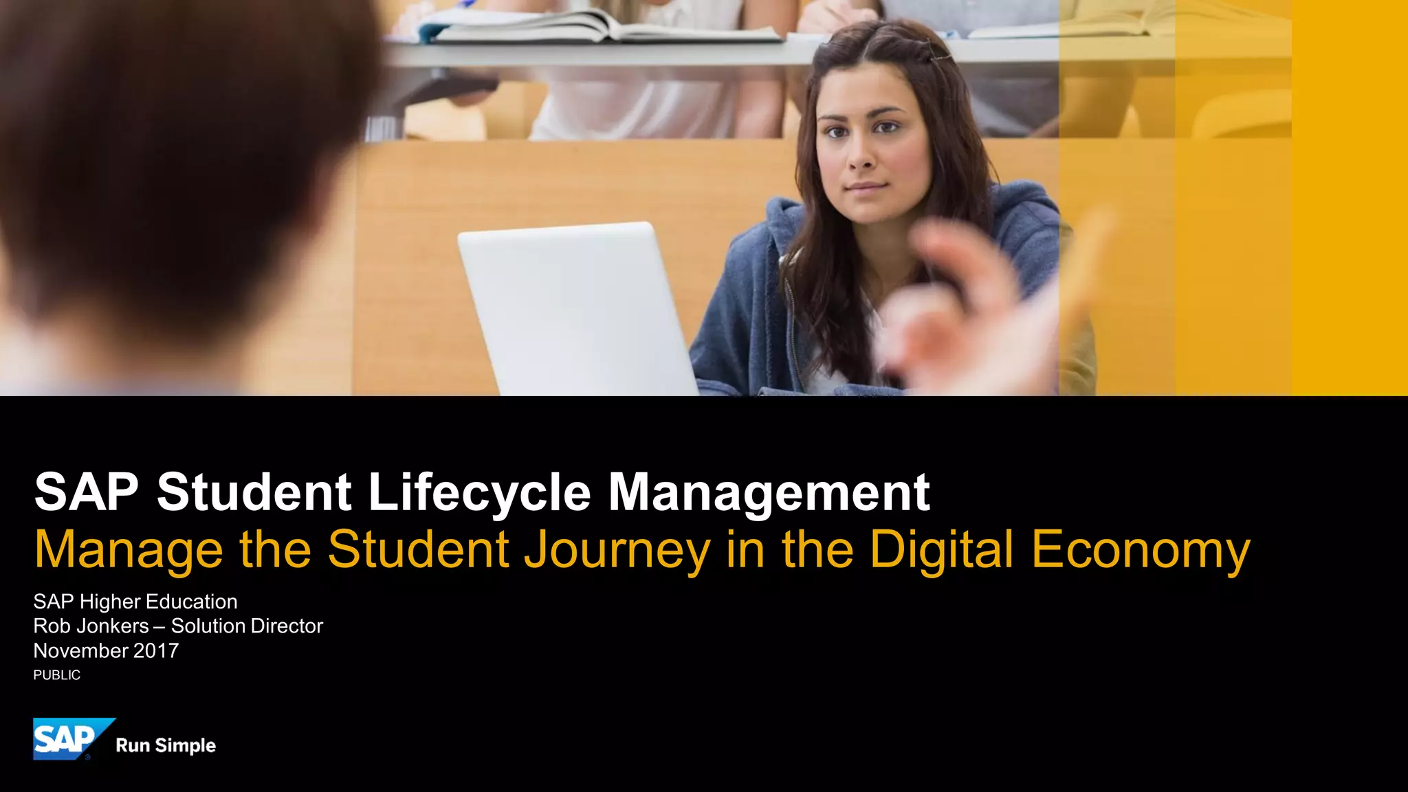 SAP Student Lifecycle Management - Overview November 2017 | PDF