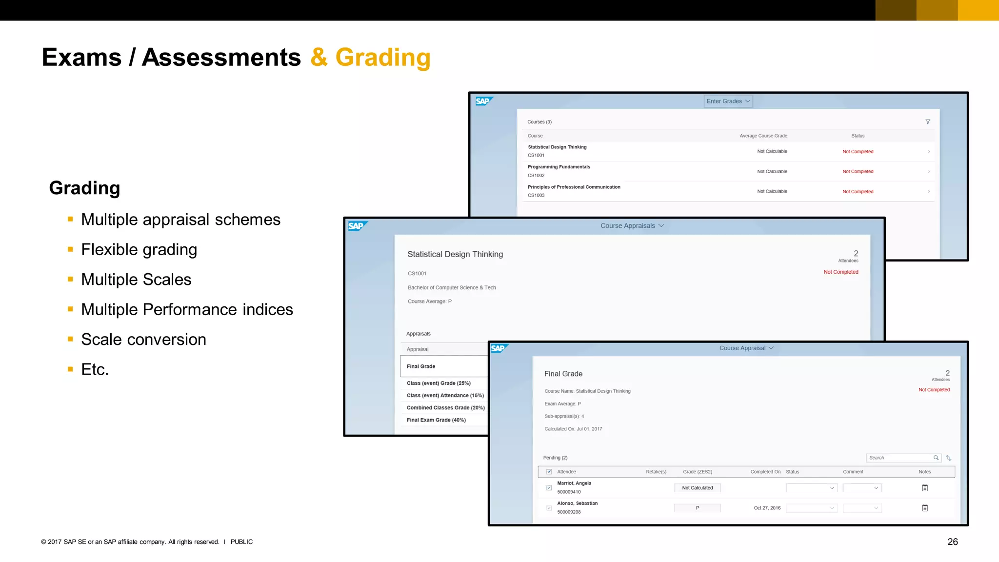 SAP Student Lifecycle Management - Overview November 2017 | PDF
