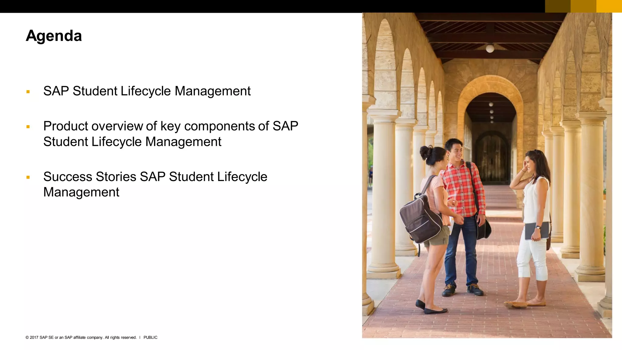 SAP Student Lifecycle Management - Overview November 2017 | PDF
