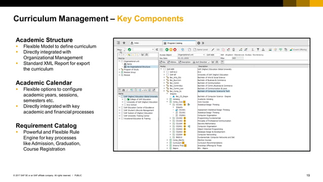 SAP Student Lifecycle Management - Overview November 2017 | PDF