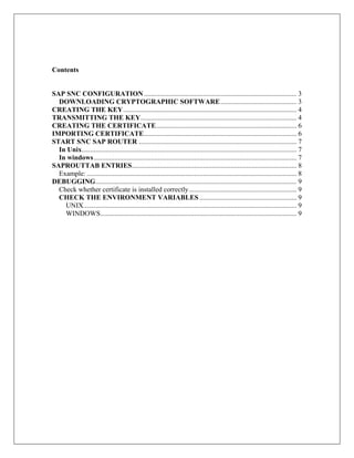 Sap snc configuration | PDF
