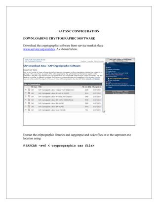 Sap snc configuration | PDF