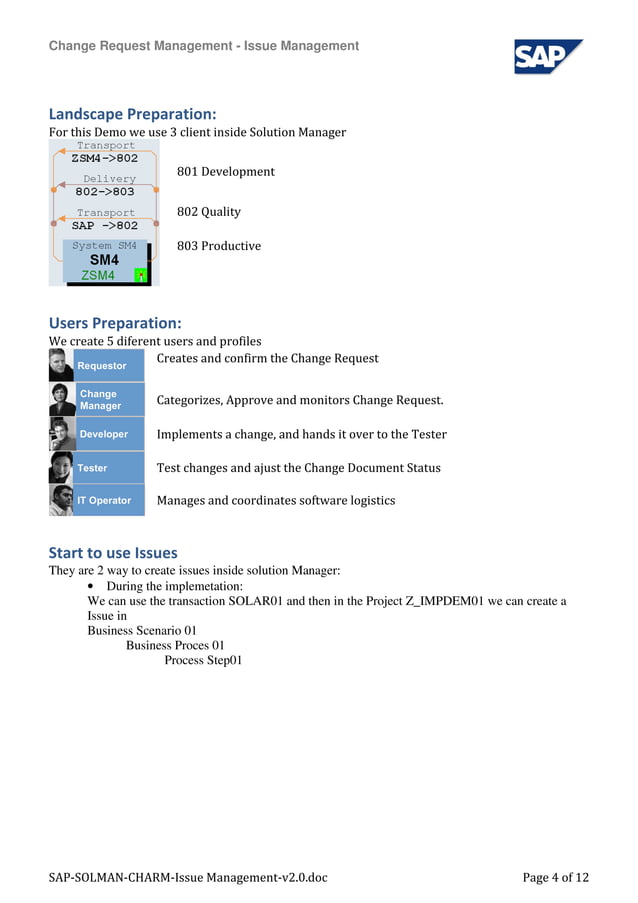 Sap Solman Charm Issue Management | PDF
