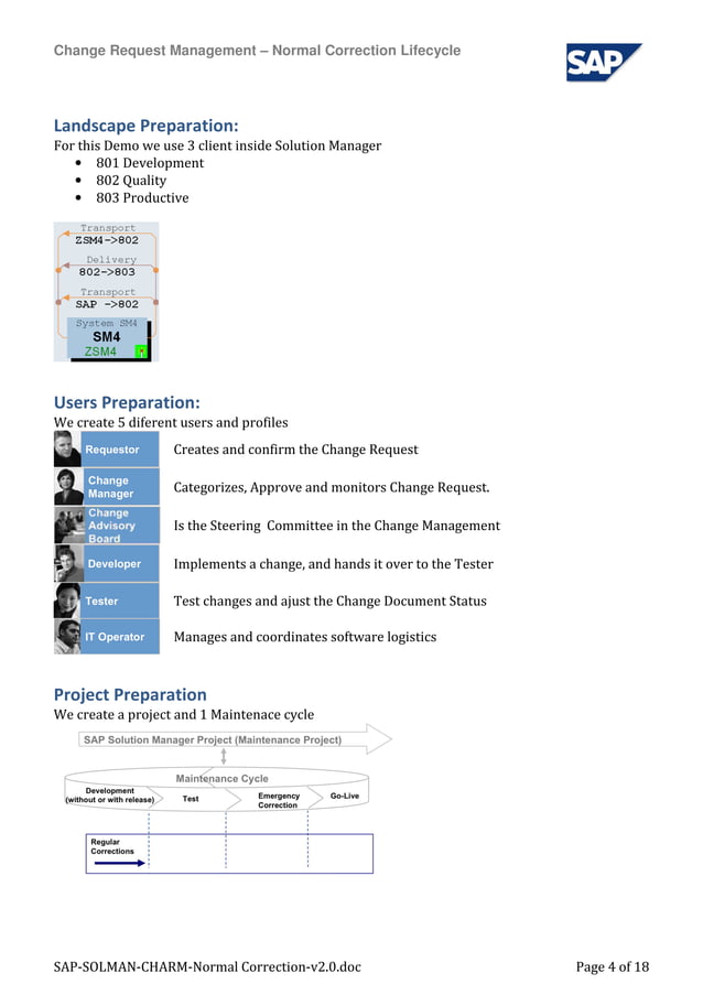 Sap Solman Charm Normal Correction | PDF